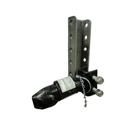 Redneck Trailer Supplies Coupler, 2 Ball, Adjustable Channel Mount ...