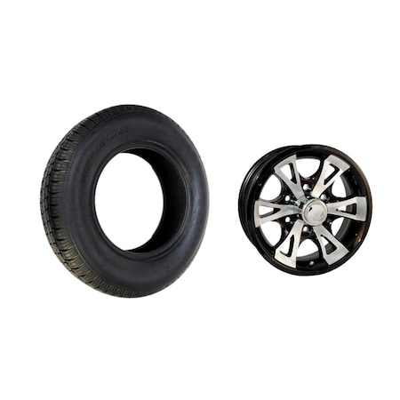 Redneck Trailer Supplies St22575D15 Lrc SbBias Tire 15X6 655 Aluminum ...