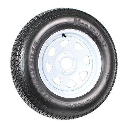 Redneck Trailer Supplies St20575D15 Lrc SbBias Tire 15X6 655 White ...