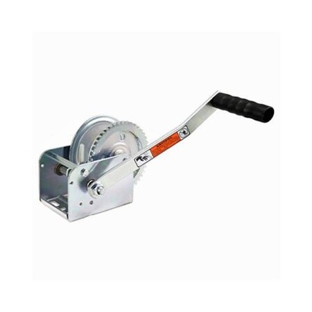 Redneck Trailer Supplies DL Winch, 1 Speed2 Way 1400Lb Zinc 408824 | Zoro