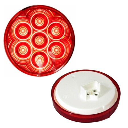 Redneck Trailer Supplies Led Lumenx Series Red StopTurnTail 4 Round ...