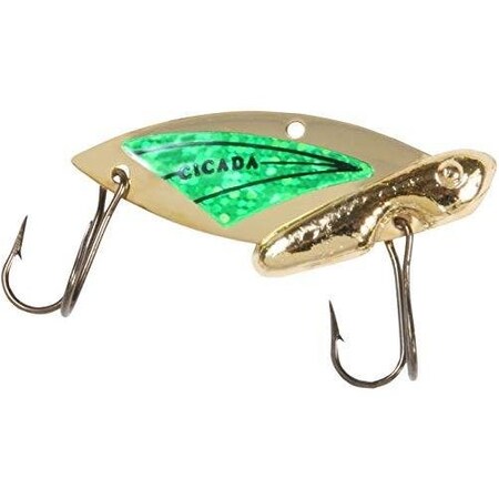 Reef Runner Cicada Blade Lure 1 58, 14Oz, GoldHot Green 30202 | Zoro