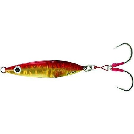Savage Gear Squish Erratic Fall Deep Drop Jig 50 Hook GoldRed, 3 34, 80 ...