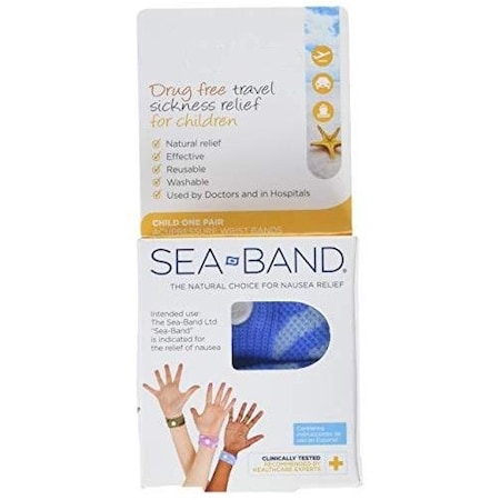 Sea Band For Kids Motion Sickness Relief, Reusable Wrist Bands, Pair ...