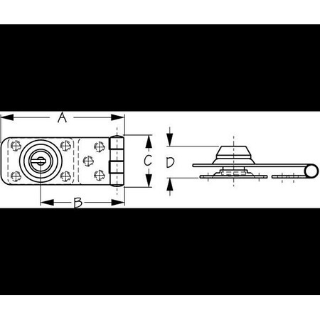 Sea Dog Marine Stainless Steel Locking Hasp SeaDog Line 221155 221155-1 ...