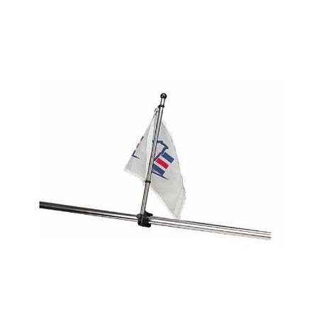 Sea Dog Marine Stainless Steel Rail Mount Flagpole 30 327124-1 | Zoro