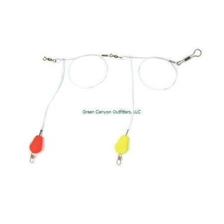 Sea Striker Double Drop Bluefish Rig With Upc, 34 RedYellow Teardrop ...