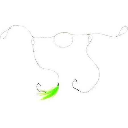 Sea Striker Pop Rig FlukeFlounder Rig, 210 Nickel Wide Gap Hooks, 50 Lb ...