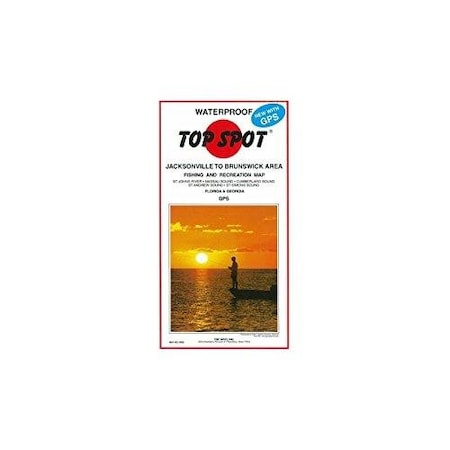 Top Spot Map Jacksonvil Brunswk St Johns River To St Simons Sound Gps ...