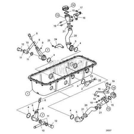 Volvo Penta Hexagon Nut V2 20405288 | Zoro