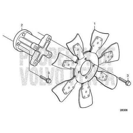 Volvo Penta FanV2 20412426 | Zoro