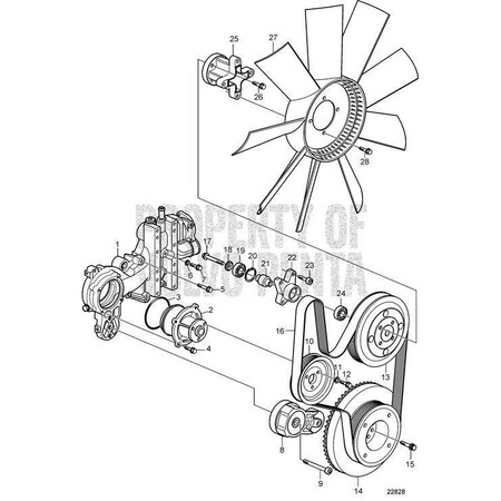 Volvo Penta VRibbed BeltV2 20459311 | Zoro