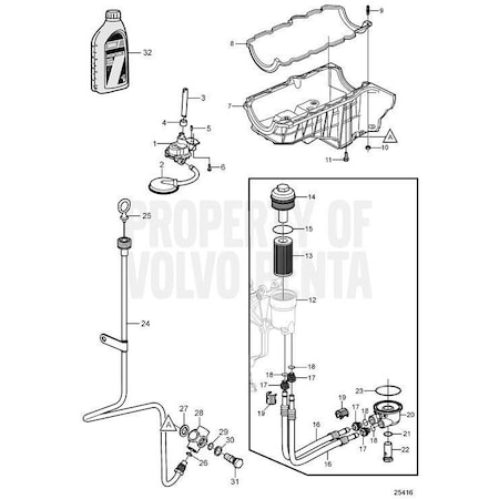 Volvo Penta Dipstick 21107443 | Zoro