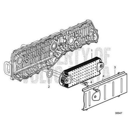 Volvo Penta Oil Cooler V2 21160743 | Zoro