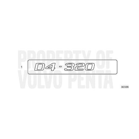 Volvo Penta Lock Brace V2 21288956 | Zoro