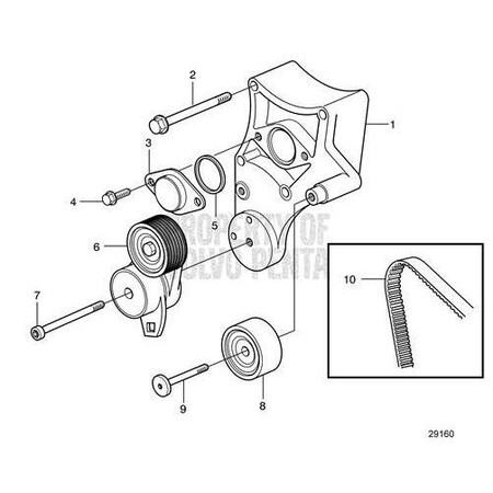 Volvo Penta Hex Socket ScrewV2 21344803 | Zoro