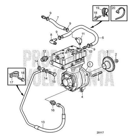 Volvo Penta Air Compressor V2 21353457 | Zoro