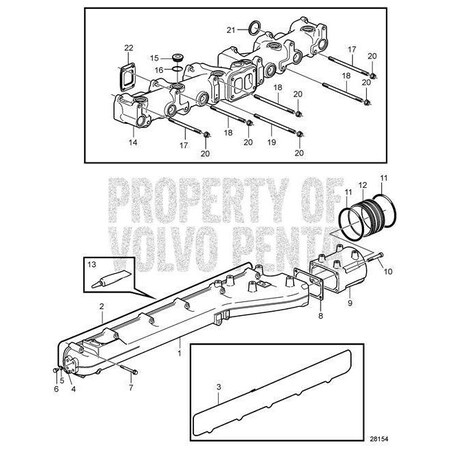 Volvo Penta Inlet ManifoldV2 21412904 | Zoro