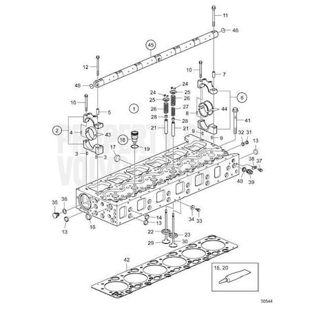Volvo Penta PulleyV2 21454749 | Zoro