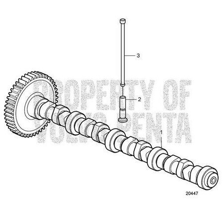 Volvo Penta Push RodV2 21456429 | Zoro