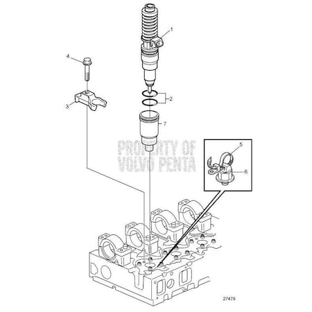 Volvo Penta Injector Sleeve V2 21515329 | Zoro