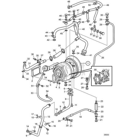 Volvo Penta Connector V2 21615911 | Zoro