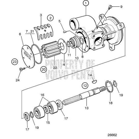 Volvo Penta Wear Kit V2 21951408 | Zoro