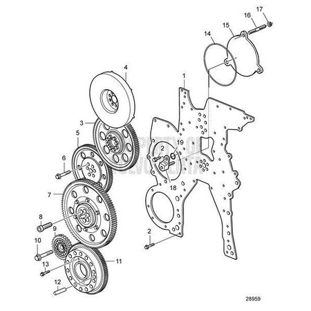 Volvo Penta Bracket V2 22066002 | Zoro