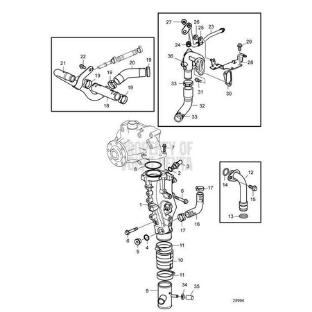 Volvo Penta Fuel Pump V2 22208234 | Zoro