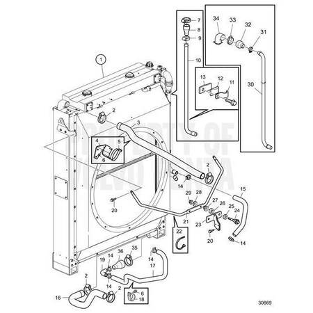 Volvo Penta Hook V2 22381815 | Zoro