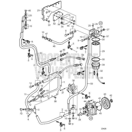 Volvo Penta Fuel Pump V2 22677519 | Zoro