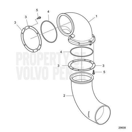 Volvo Penta Exhaust Pipe V2 22880072 | Zoro
