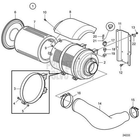 Volvo Penta Oil Level Sensor V2 23285701 | Zoro