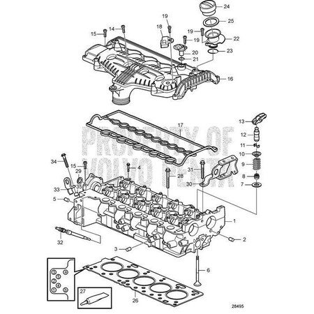 Volvo Penta Cylinder HeadV2 31401306 | Zoro