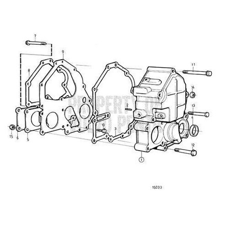 Volvo Penta Timing Gear Casing 3580023 | Zoro