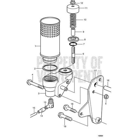 Volvo Penta Connector HousingV2 3581697 | Zoro
