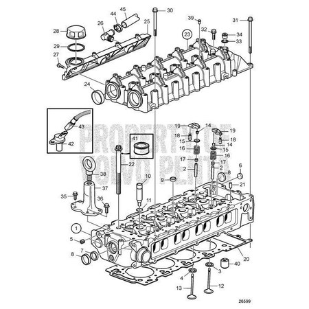 Volvo Penta Longblock, ExchV2 3801658 | Zoro