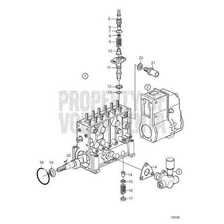 Volvo Penta Injection PumpV2 Has Core 3803800 | Zoro