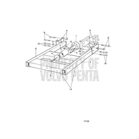 Volvo Penta Axle ShaftV2 3826718 | Zoro