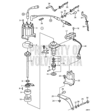 Volvo Penta Spark Plug Kit 3851860 | Zoro