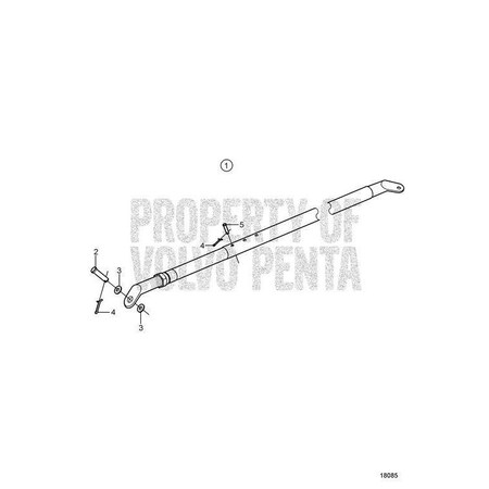 Volvo Penta Clevis PinV2 3855224 | Zoro