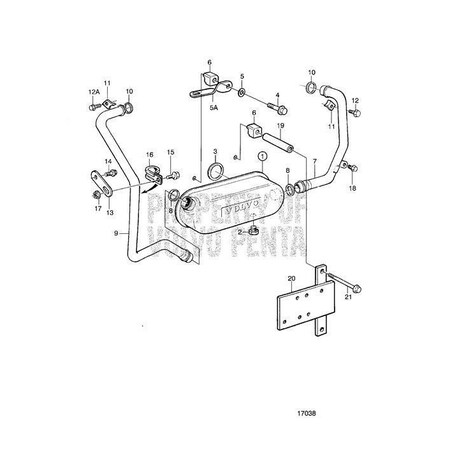 Volvo Penta Oil CoolerV2 8149982 | Zoro