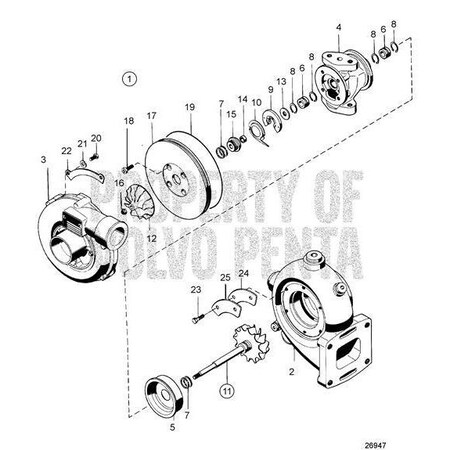 Volvo Penta Repair Kit 847650 | Zoro