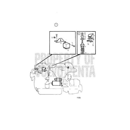 Volvo Penta Switch BraceV2 860044 | Zoro