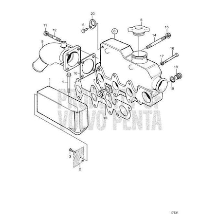 Volvo Penta Filter RetainerV2 861900 | Zoro