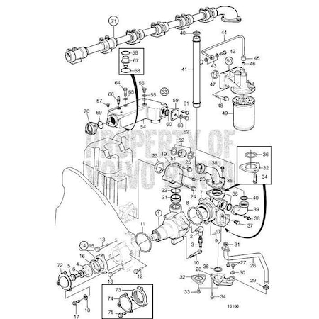 Volvo Penta Coolant PipeV2 865022 | Zoro