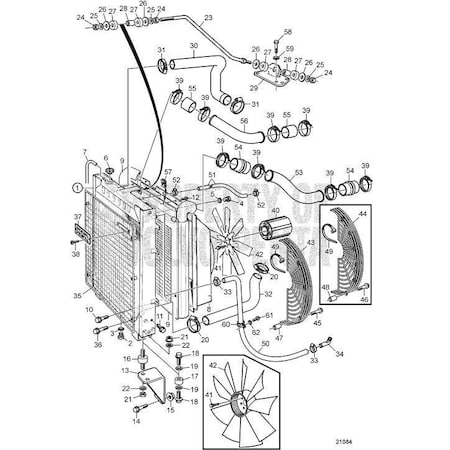 Volvo Penta Radiator BracketV2 865785 | Zoro