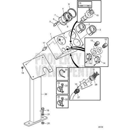 Volvo Penta Tachometer KitV2 874496 | Zoro