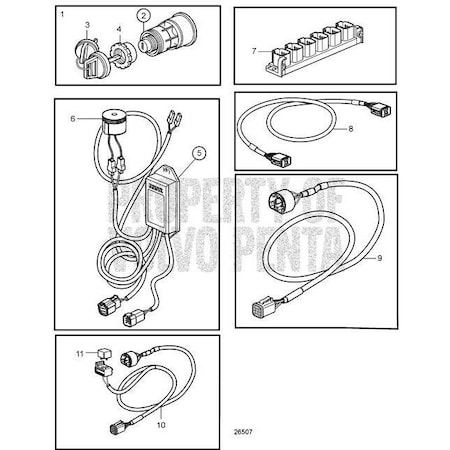 Volvo Penta Wiring HarnessV2 881849 | Zoro