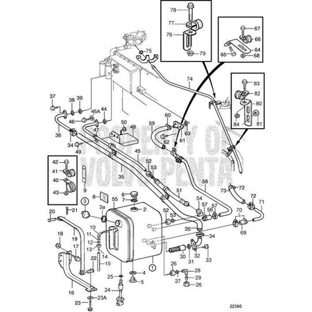 Volvo Penta Clevis PinV2 964864 | Zoro